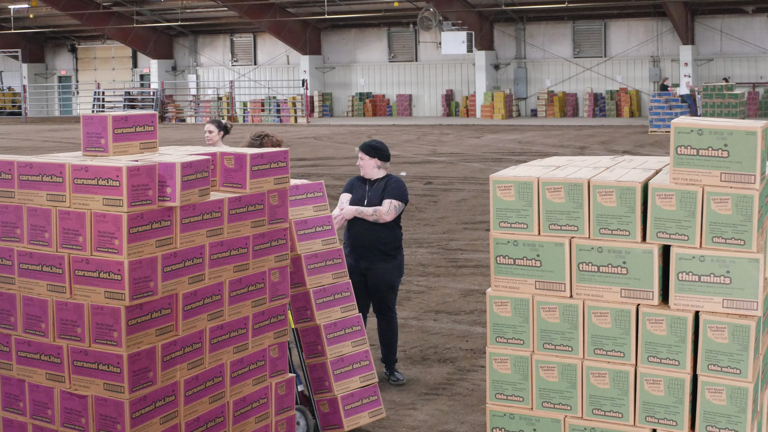 Oh sweet! 52,000 packages of Girl Scout cookies arrive in Lawrence ...